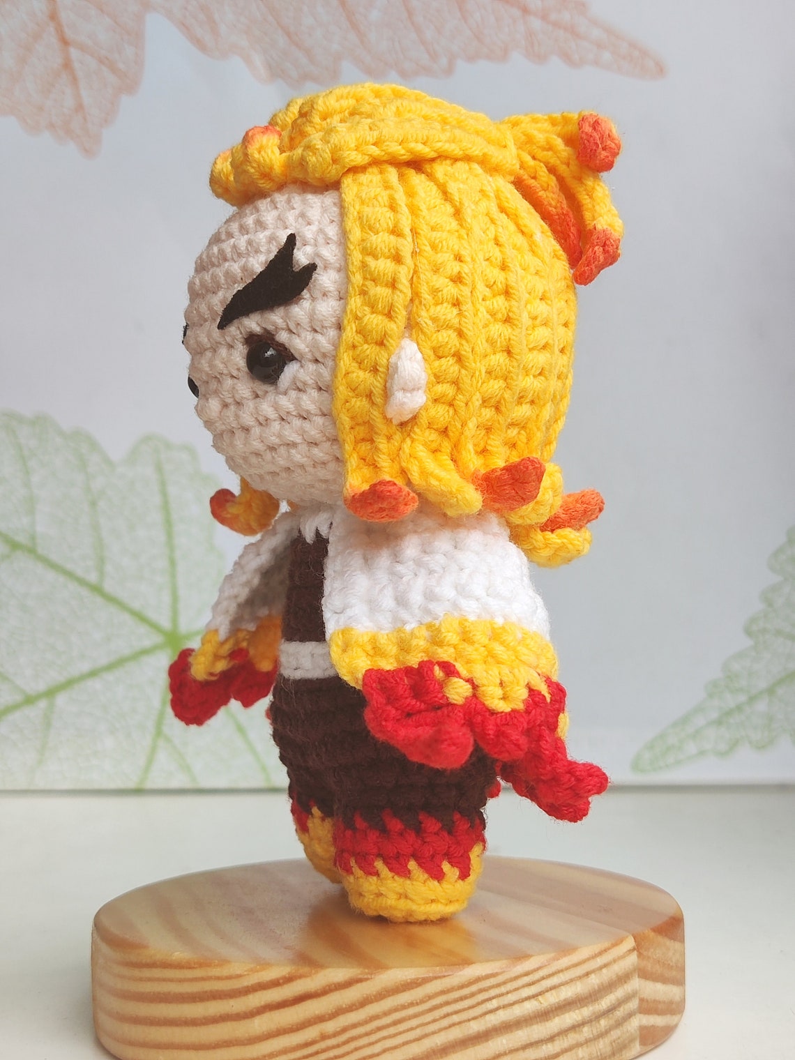 Crochet Rengoku Kyojuro Flame Hashira Amigurumi - Etsy