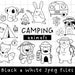 Animals Camping Clipart, Camping Woodland Animals Clipart, Forest ...