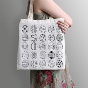 Easter Eggs Hand Draw Clipart /doodle /black and White Easter Eggs ...