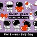 Valentine Outer Space Clipart, Valentine Astronaut, Astronaut in Love ...