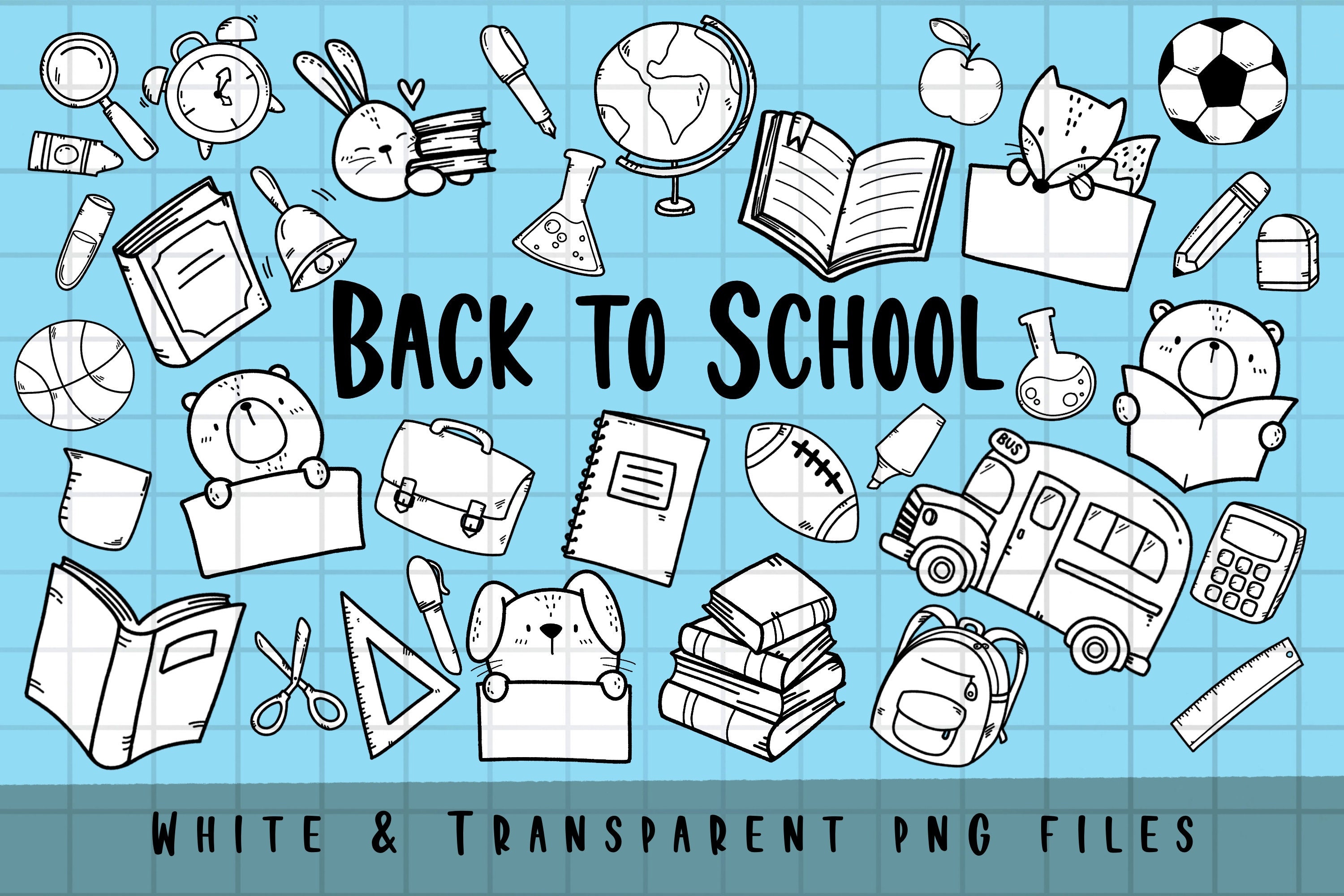 Back to School Clipart , Student, Teacher, Cute Clip Art , Doodle ...
