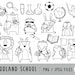 Woodland Animals Back to School Clipart, Woodland School Clipart ...