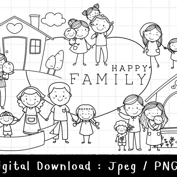 Stick Figure Clipart - Etsy