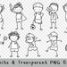 Funny Boy Clipart, Doodle Boy, Cute Boy, Friend Clipart, Outline Doodle ...