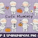 Cute Mummy Clipart Cute Halloween Clipart Ghost Clipart - Etsy
