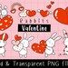Valentine Rabbits Clipart, Rabbit in Love, Rabbit Clipart, Love Clipart ...