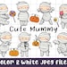 Cute Mummy Clipart, Cute Halloween Clipart, Ghost Clipart, Pumpkin PNG ...