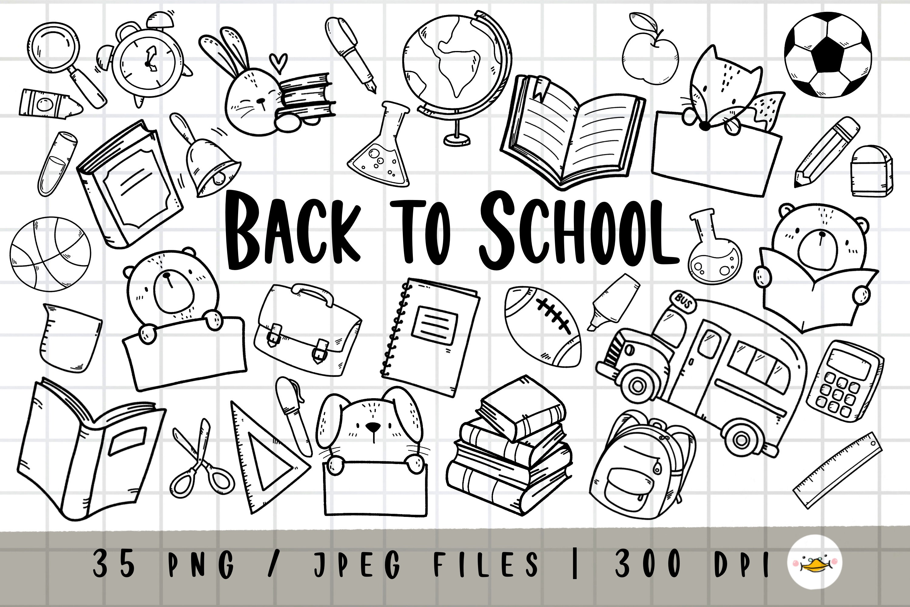 Back to School Clipart , Student, Teacher, Cute Clip Art , Doodle ...