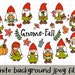 Forest Gnomes Clipart, Gnome Clipart, Gnome Fall PNG, Autumn PNG ...