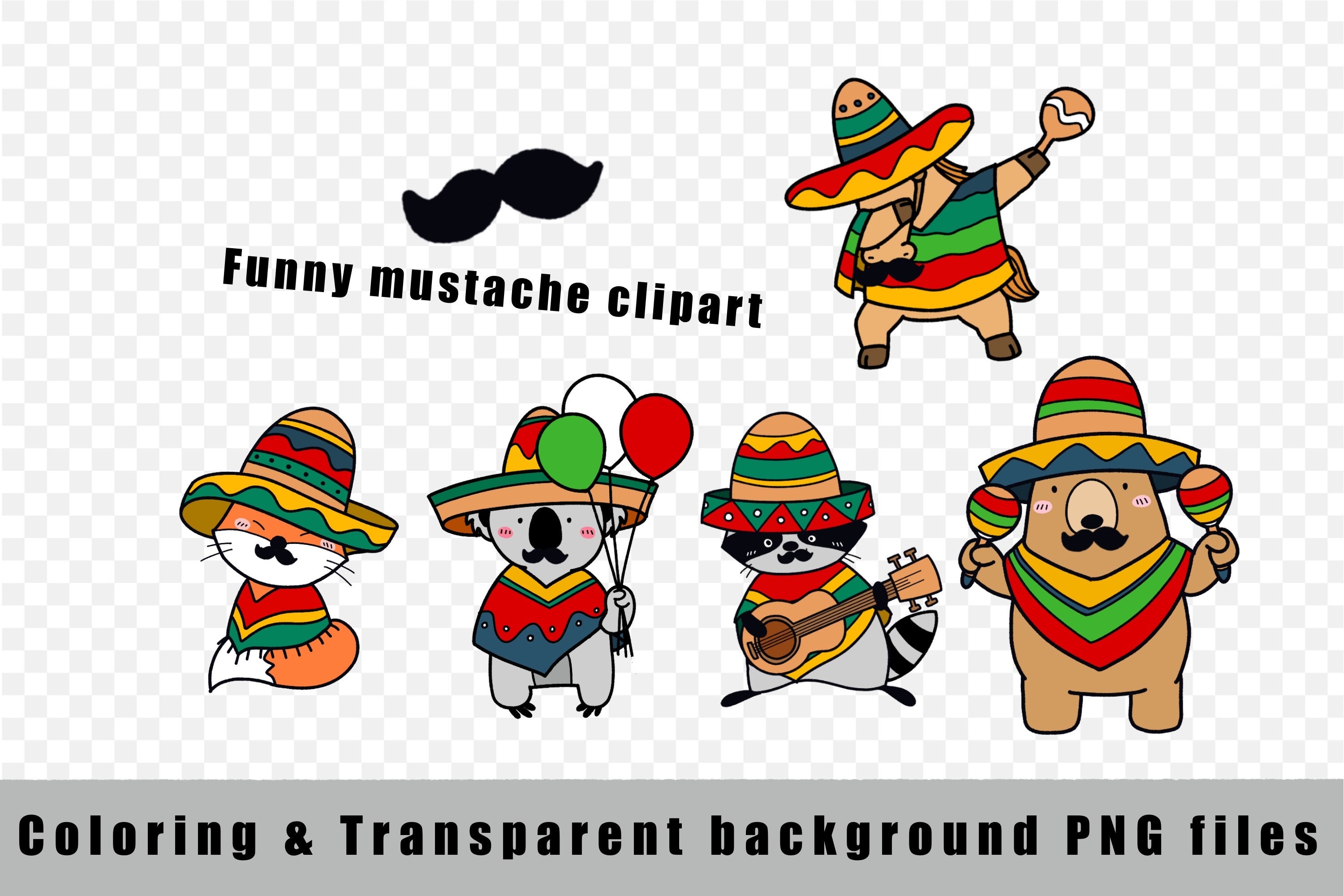 Mexican Woodland Clipart, Mexican Fiesta, Mexican Cactus PNG ,cinco De ...