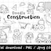 Doodle Construction Clipart, Construction Truck, Constrution Party ...