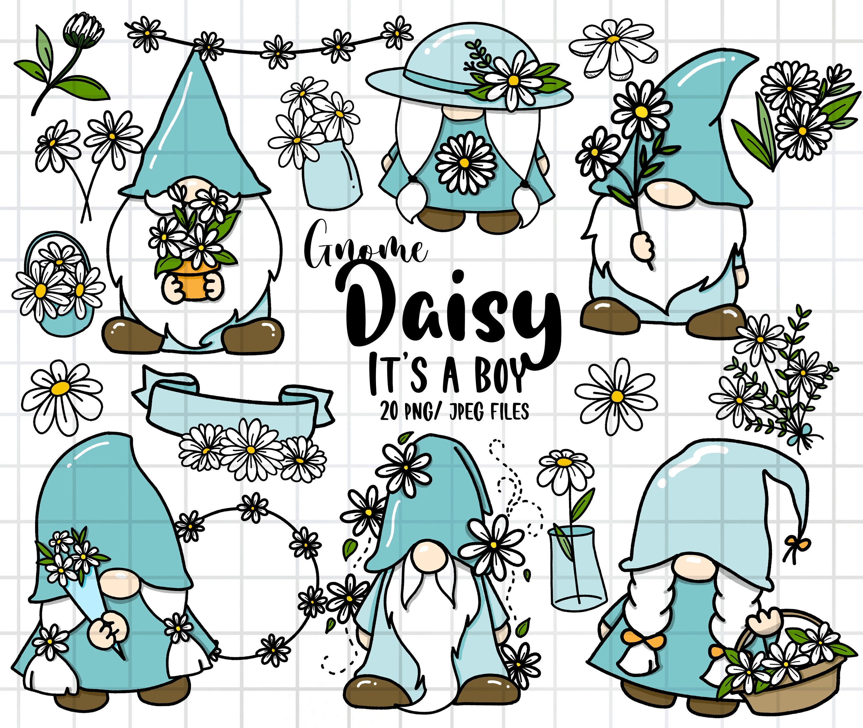 Paper, Party & Kids PNG Download printable digital clipart set ...