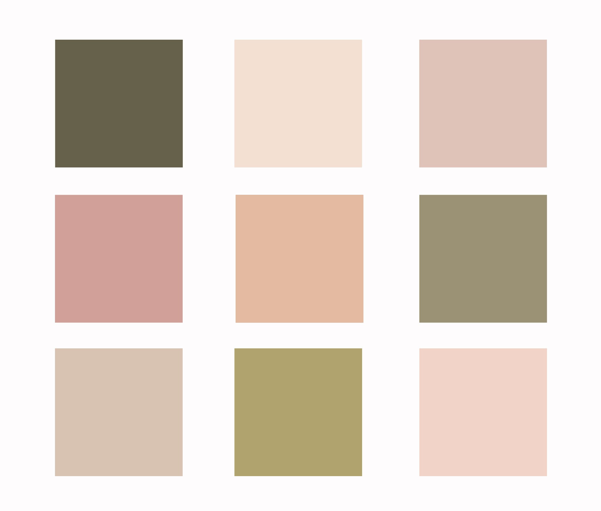 Solid Color Digital Backgrounds, Digital Paper Set, Blush Pink ...