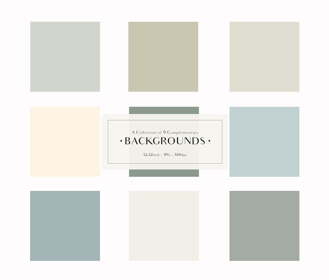 Color Palette Bundle Digital Paper Backgrounds Set Color - Etsy