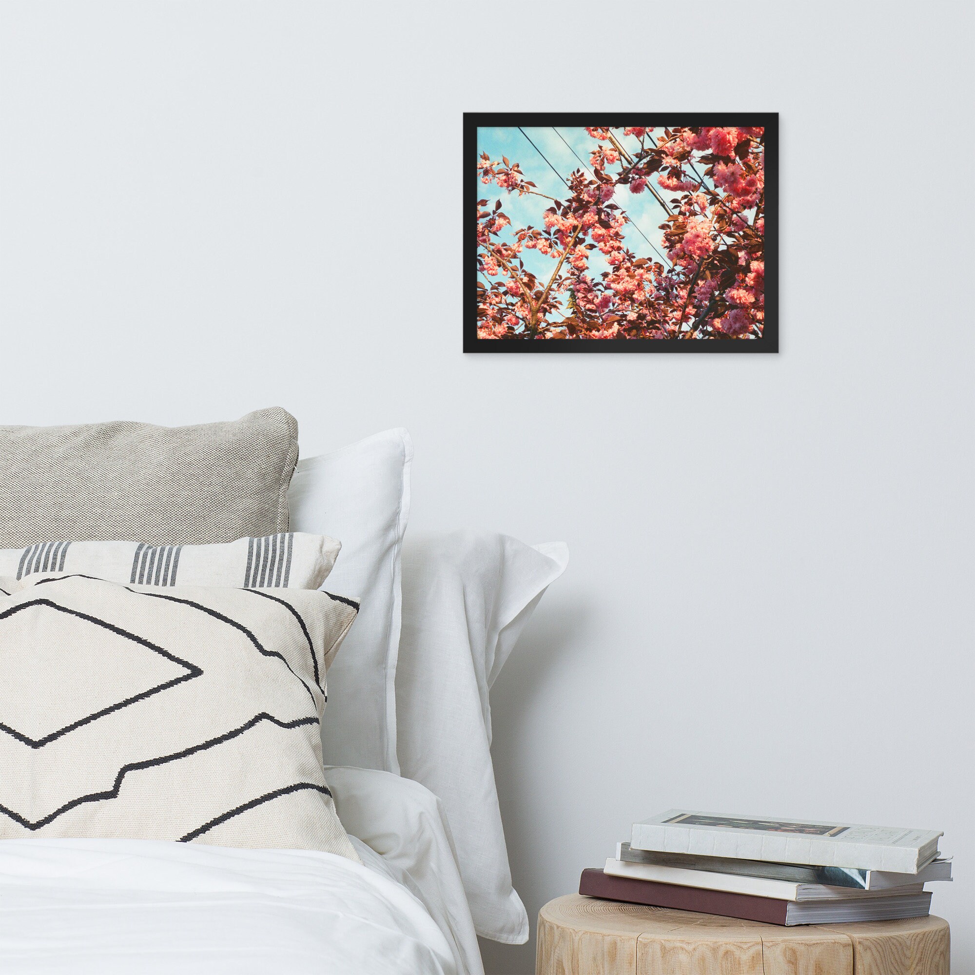 New York Cherry Blossom Framed Photo Paper Poster - Etsy