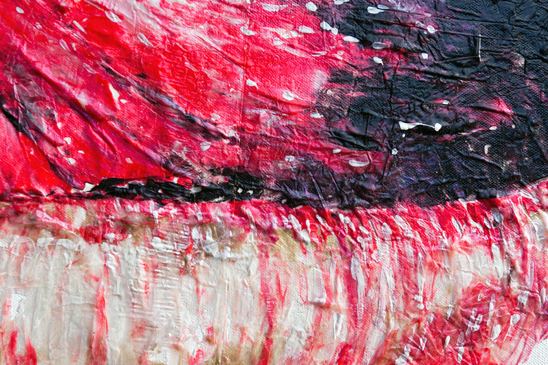 Lips Tongue 36abstract Red Painting on Canvaslips - Etsy