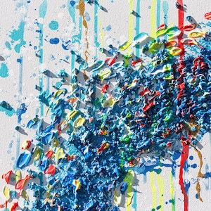 Infinity Symbol 48",beautiful Abstract 3D Acrylic Painting Canvas,feng ...