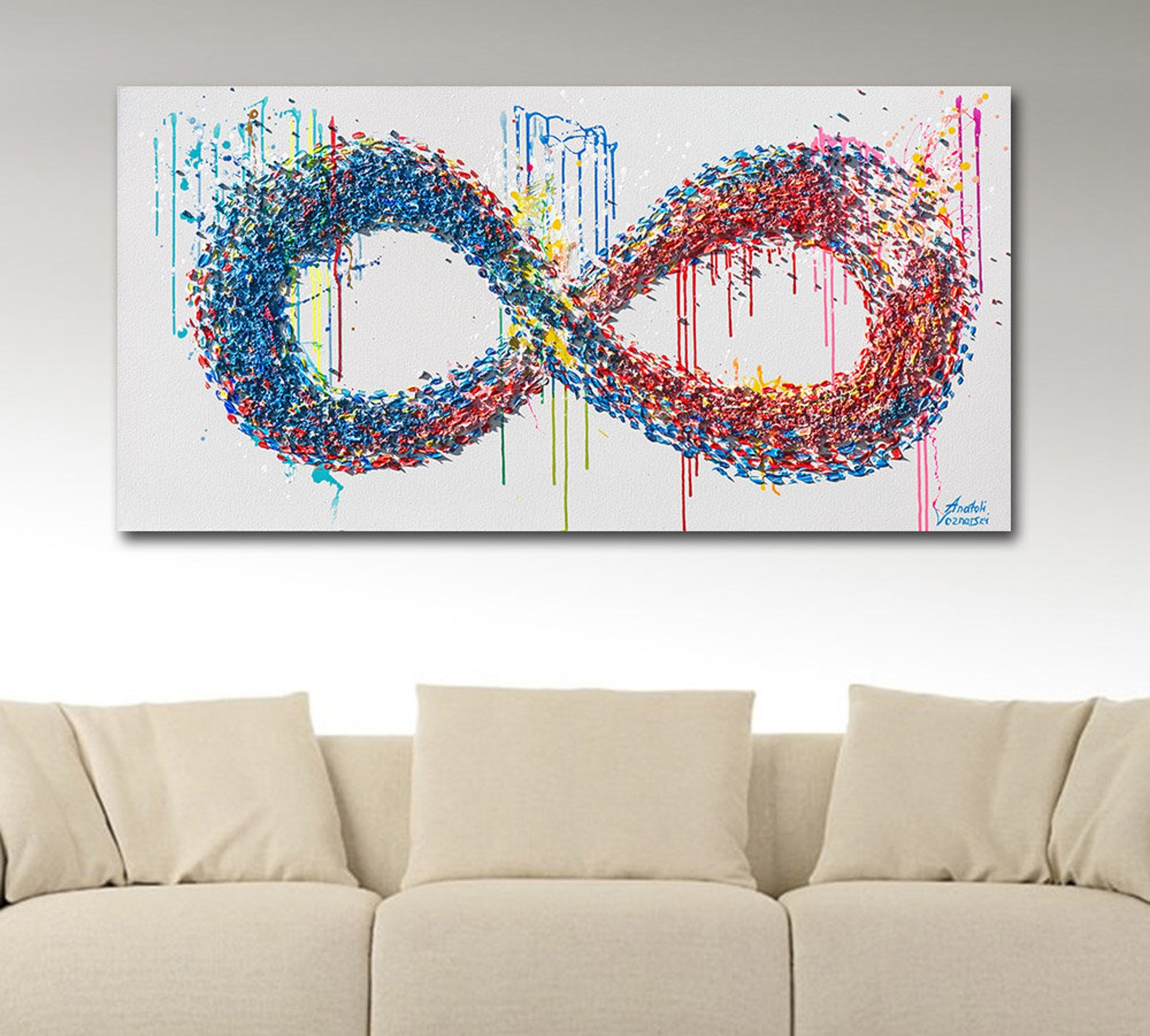 Infinity Symbol 48beautiful Abstract 3D Acrylic - Etsy