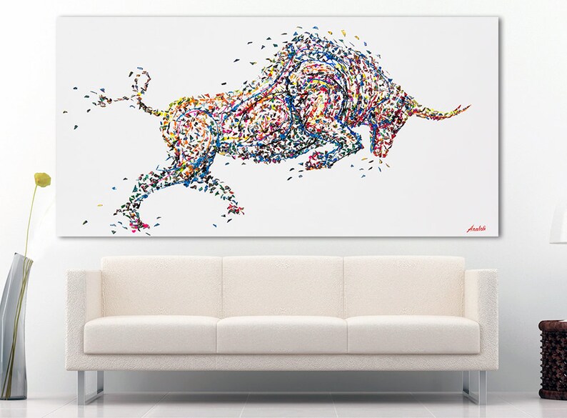 Bull,72,3d Artwork Bull,unique Texture Bull,signature 3D Bull,painting ...