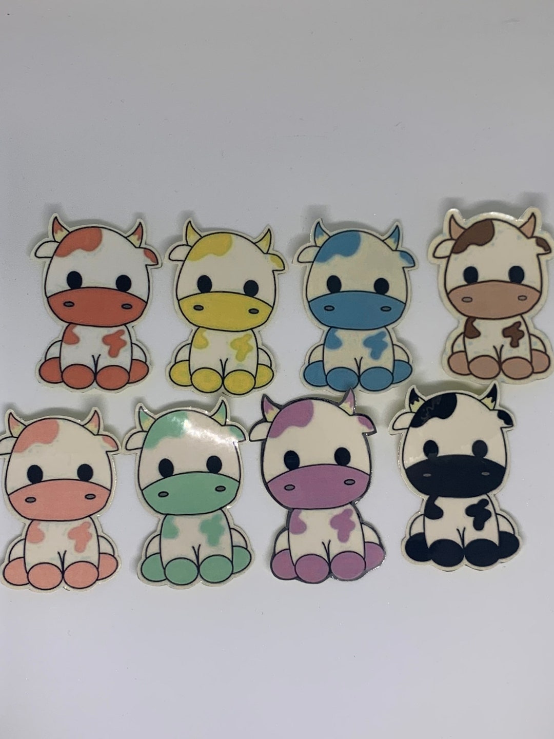 Cute Moo Cow Stickers. 1pk, 4pk or 7pk. *all Available in Multiple ...