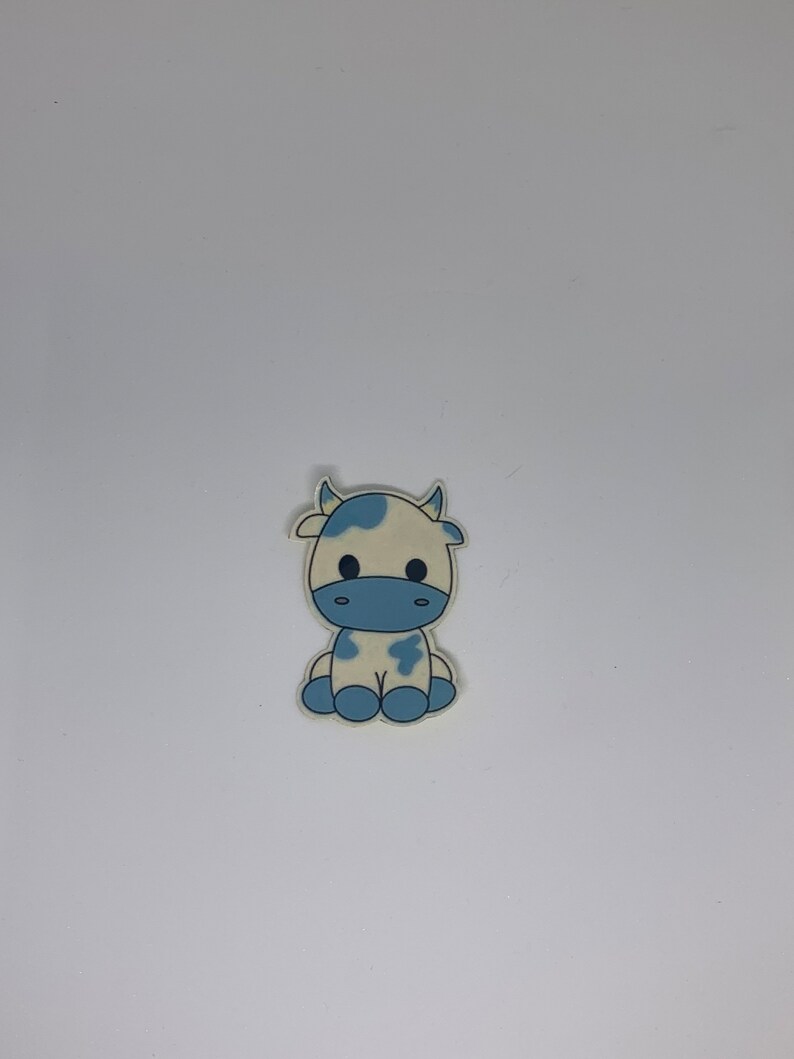 Cute Moo Cow Stickers. 1pk 4pk or 7pk. all Available in - Etsy