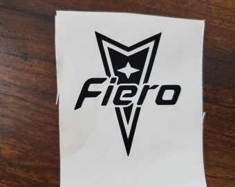 Pontiac Fiero Logo Svg - Etsy