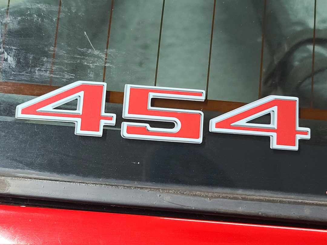 Chevrolet Style Vintage 454 Logo Vinyl Sticker - Etsy