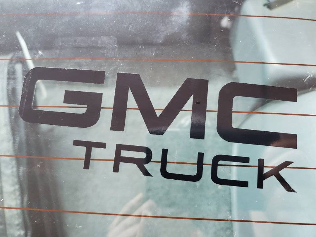 GMC Truck Logo Vinyl Sticker - Etsy