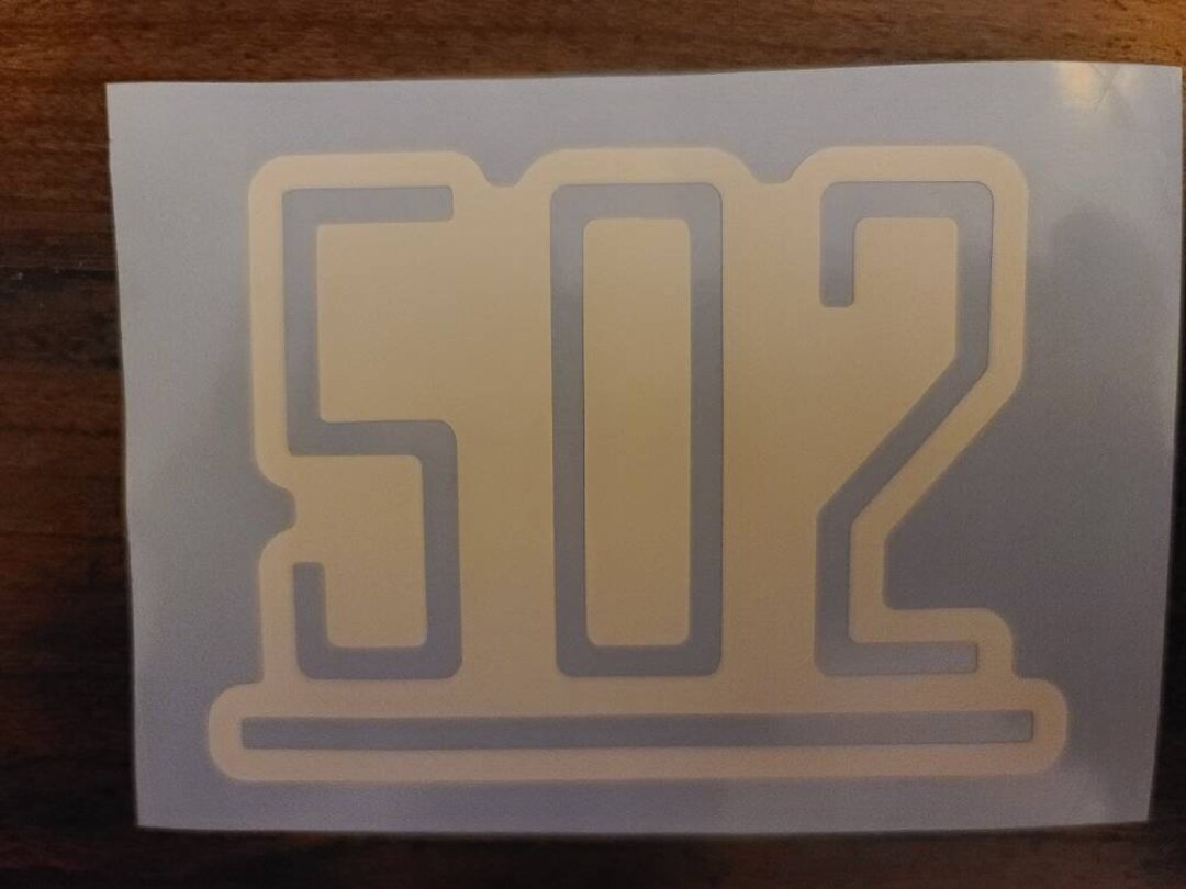 Chevrolet Vintage 502 Logo Vinyl Sticker - Etsy