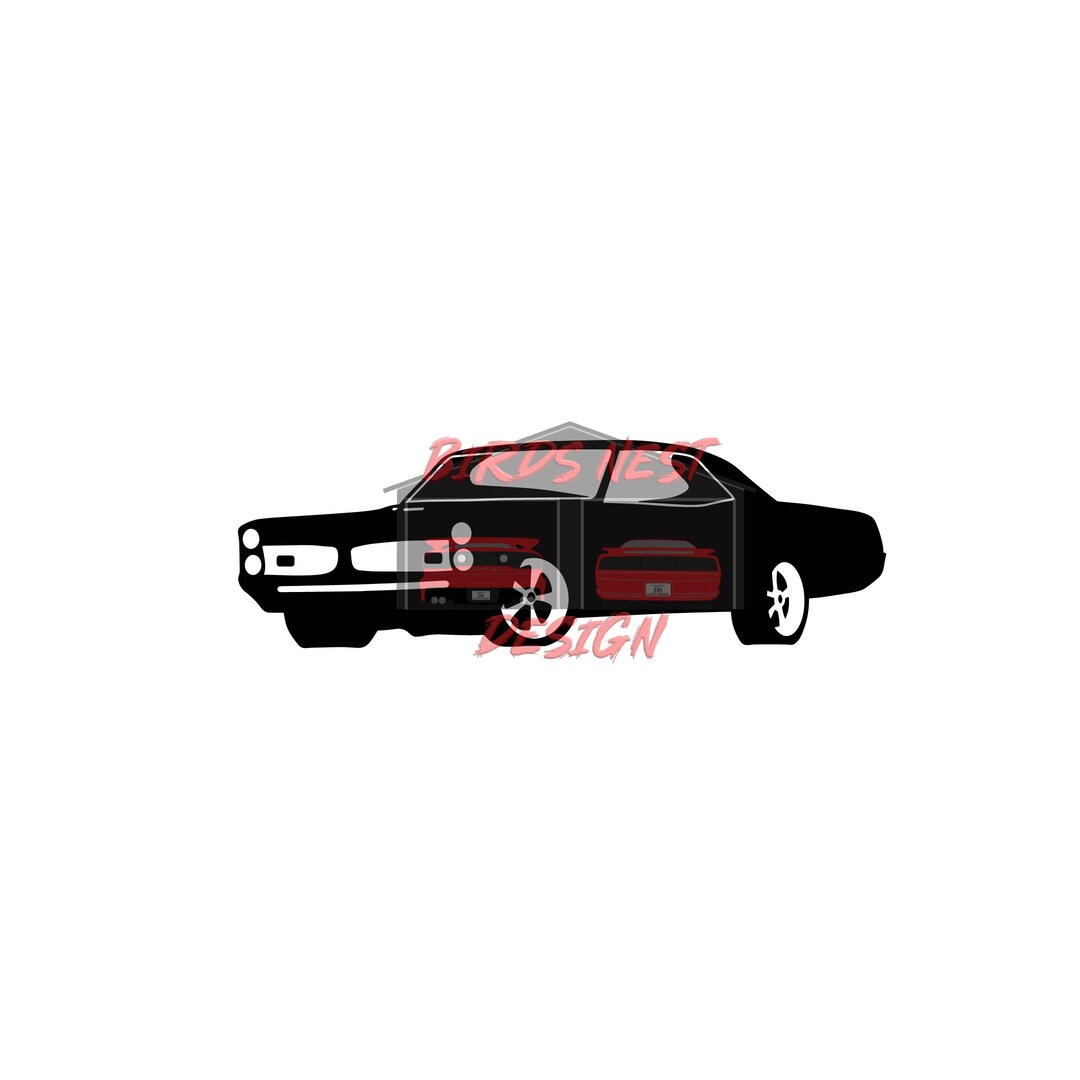 1967 Pontiac GTO Silhouette SVG EPS Png - Etsy UK