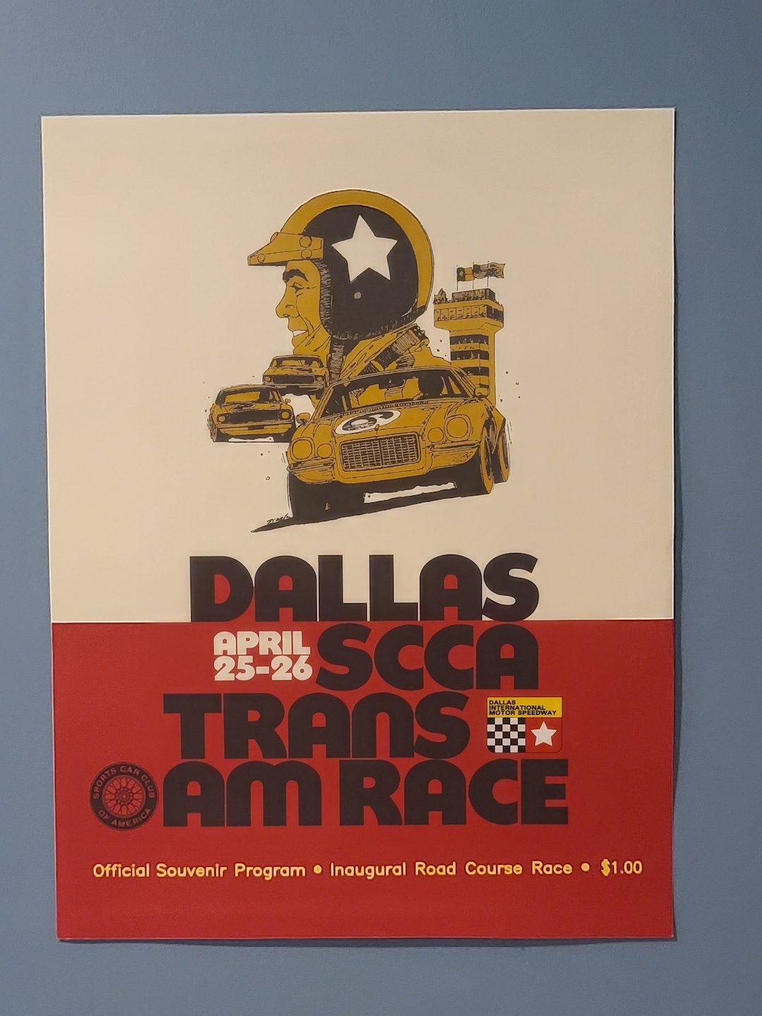 1970 Dallas SCCA Trans Am Race Poster - Etsy