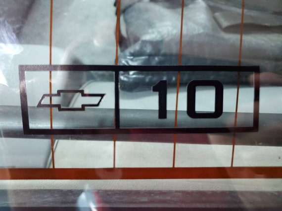 Stickers, Labels & Tags Paper Chevrolet C10 truck logo vinyl sticker ...