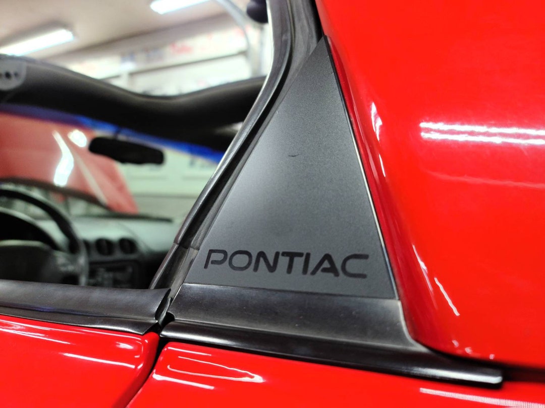 93-02 Pontiac Firebird Formula Trans Am Sail Panel Trim Overlay Vinyl ...