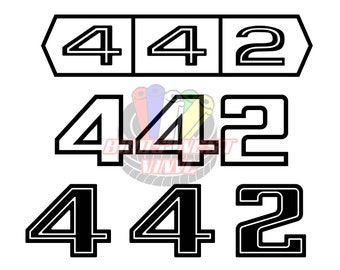 Oldsmobile 442 Svg - Etsy