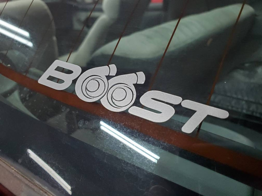 Turbo Boost Logo Vinyl Sticker - Etsy