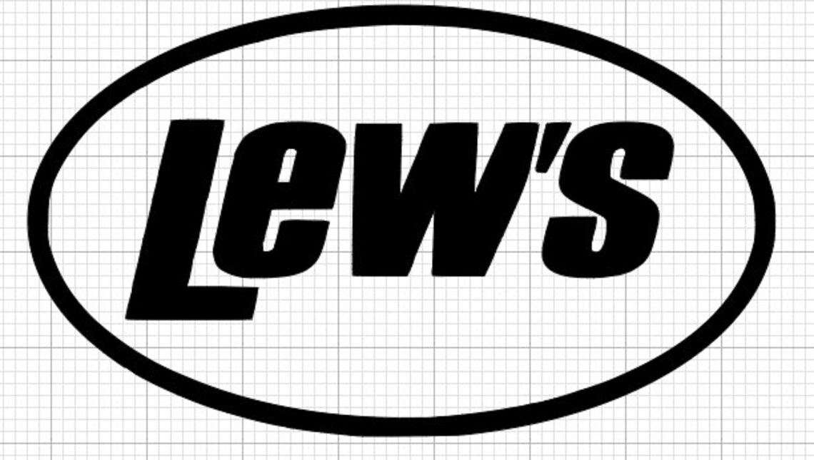 Lew's Fishing logo vinyl sticker | Etsy
