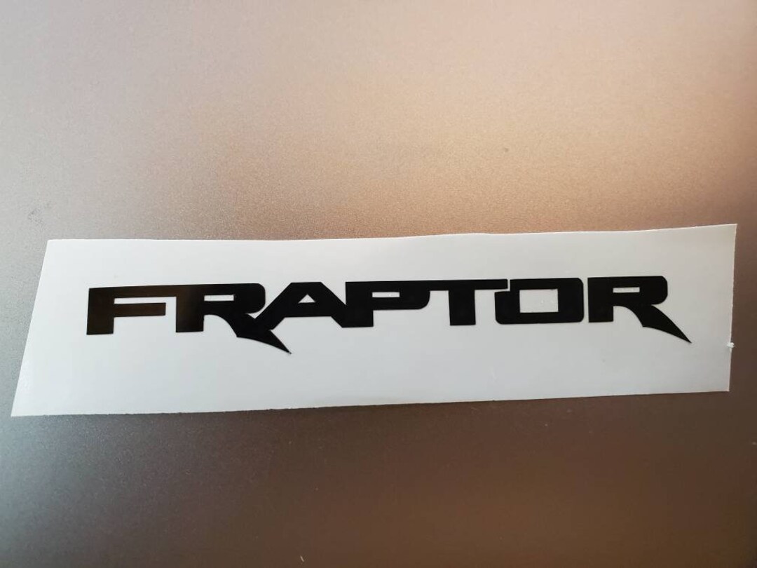 Fraptor Fake Raptor Logo Vinyl Sticker - Etsy UK
