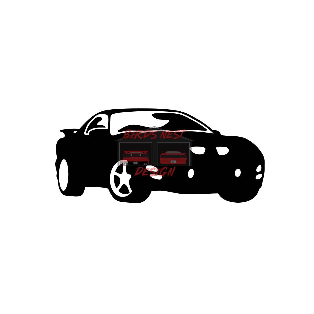 4th Gen Pontiac Firehawk Silhouette SVG EPS PNG - Etsy