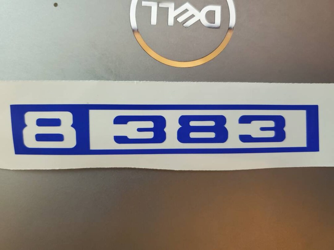 383 V8 Logo Vinyl Sticker - Etsy