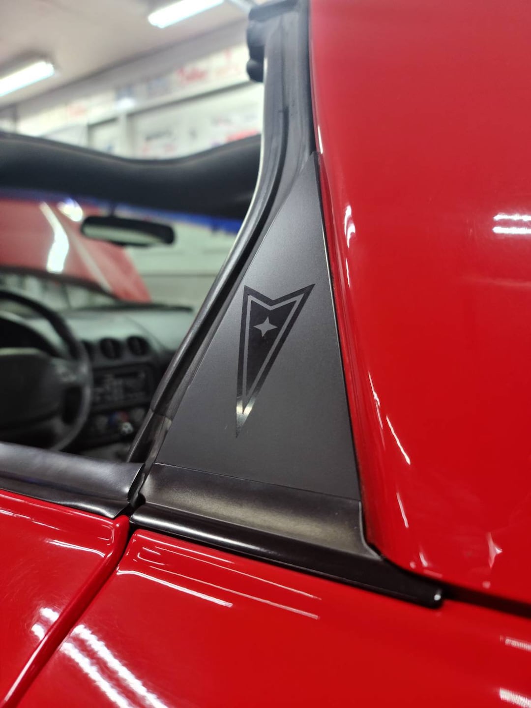 93-02 Pontiac Firebird Formula Trans Am Sail Panel Trim Overlay Vinyl ...