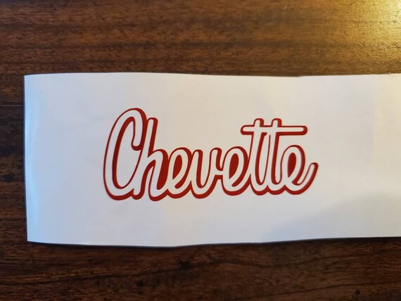 Chevrolet Chevette Logo Vinyl Sticker - Etsy