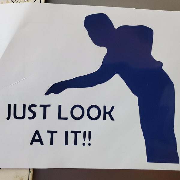 Just Look at It Sticker - Etsy