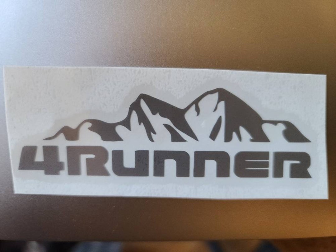 Toyota 4runner Mountains Logo Vinyl Sticker - Etsy