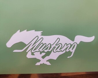 Mustang Lettering - Etsy