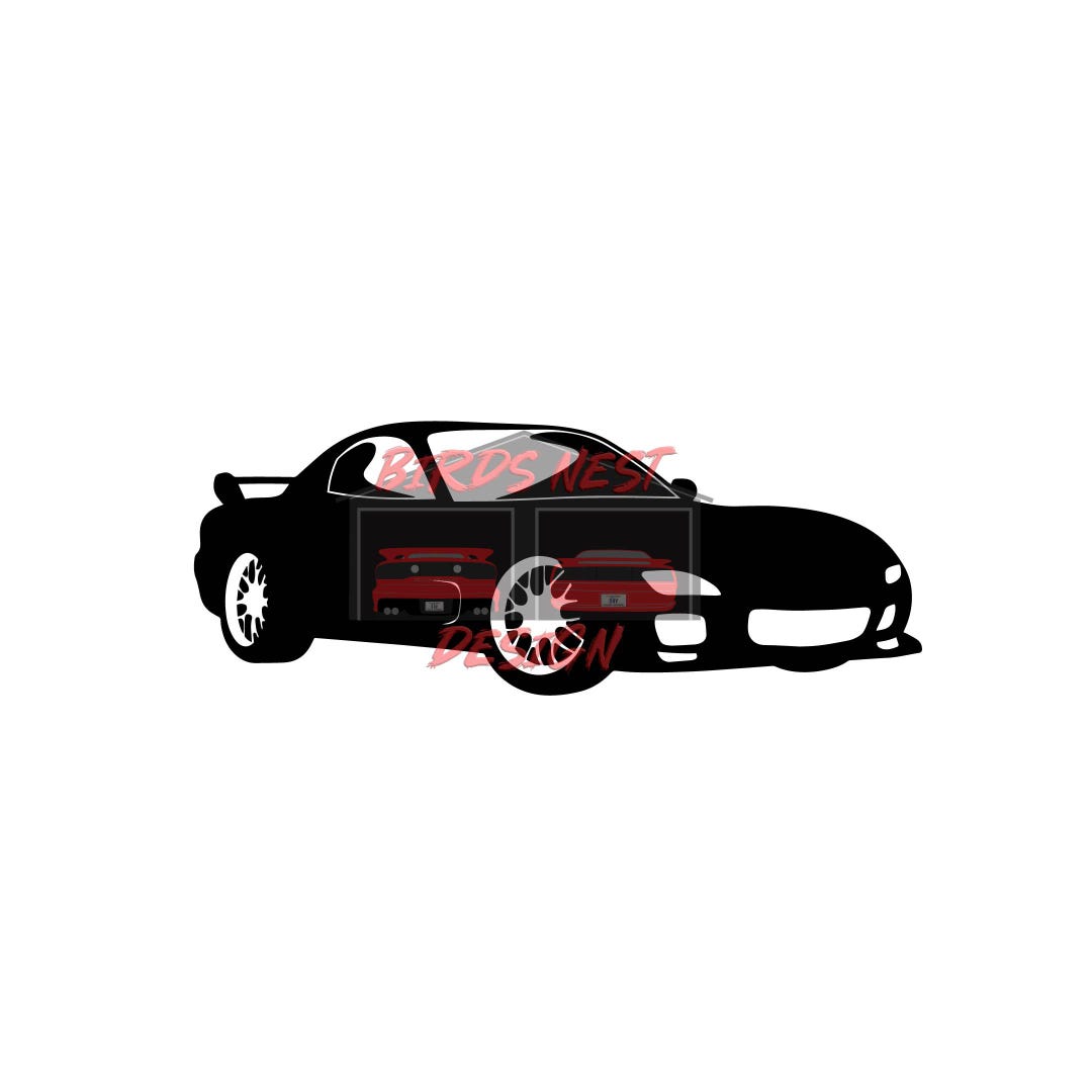 Mazda FD RX7 SVG Eps Png - Etsy