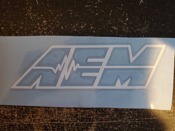 AEM Logo Vinyl Sticker - Etsy