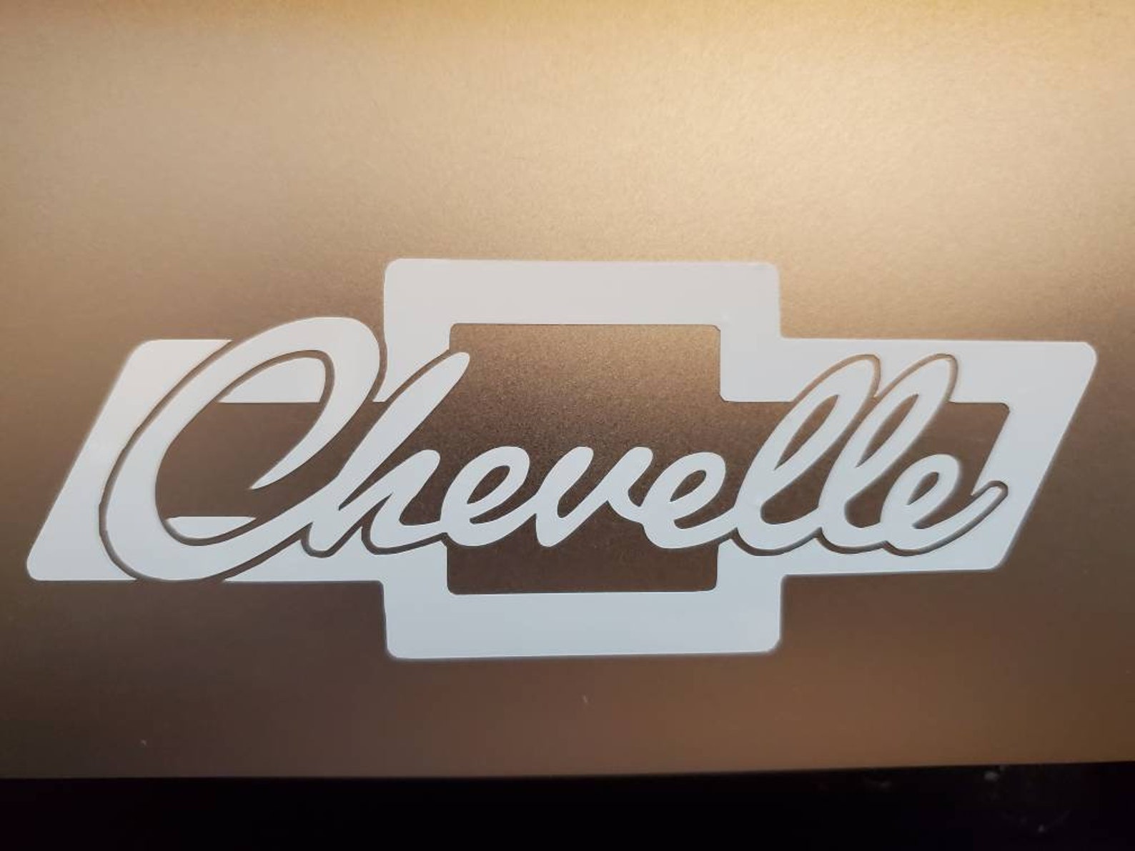 Chevrolet Chevelle bowtie logo vinyl sticker | Etsy