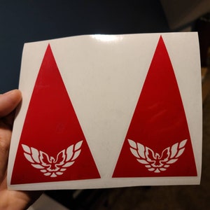 98-02 Pontiac Firebird Formula Trans Am Sail Panel Trim Overlay Vinyl ...