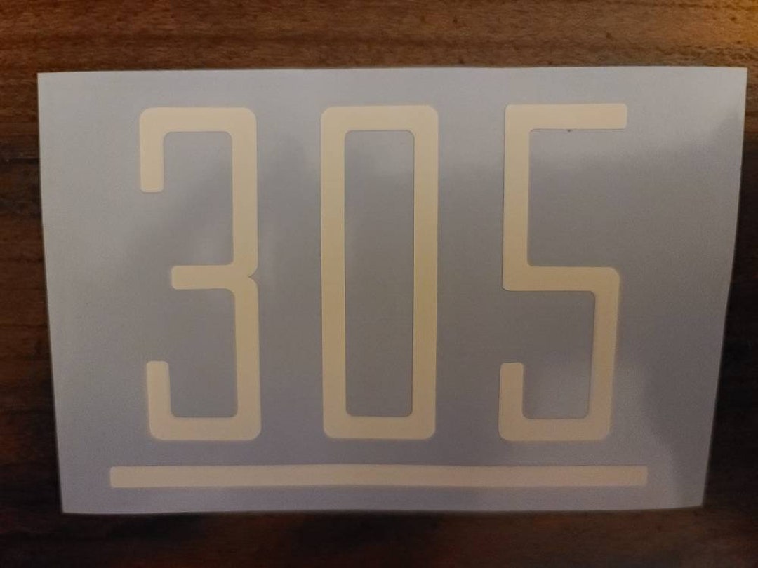 Chevrolet Vintage 305 Logo Vinyl Sticker - Etsy