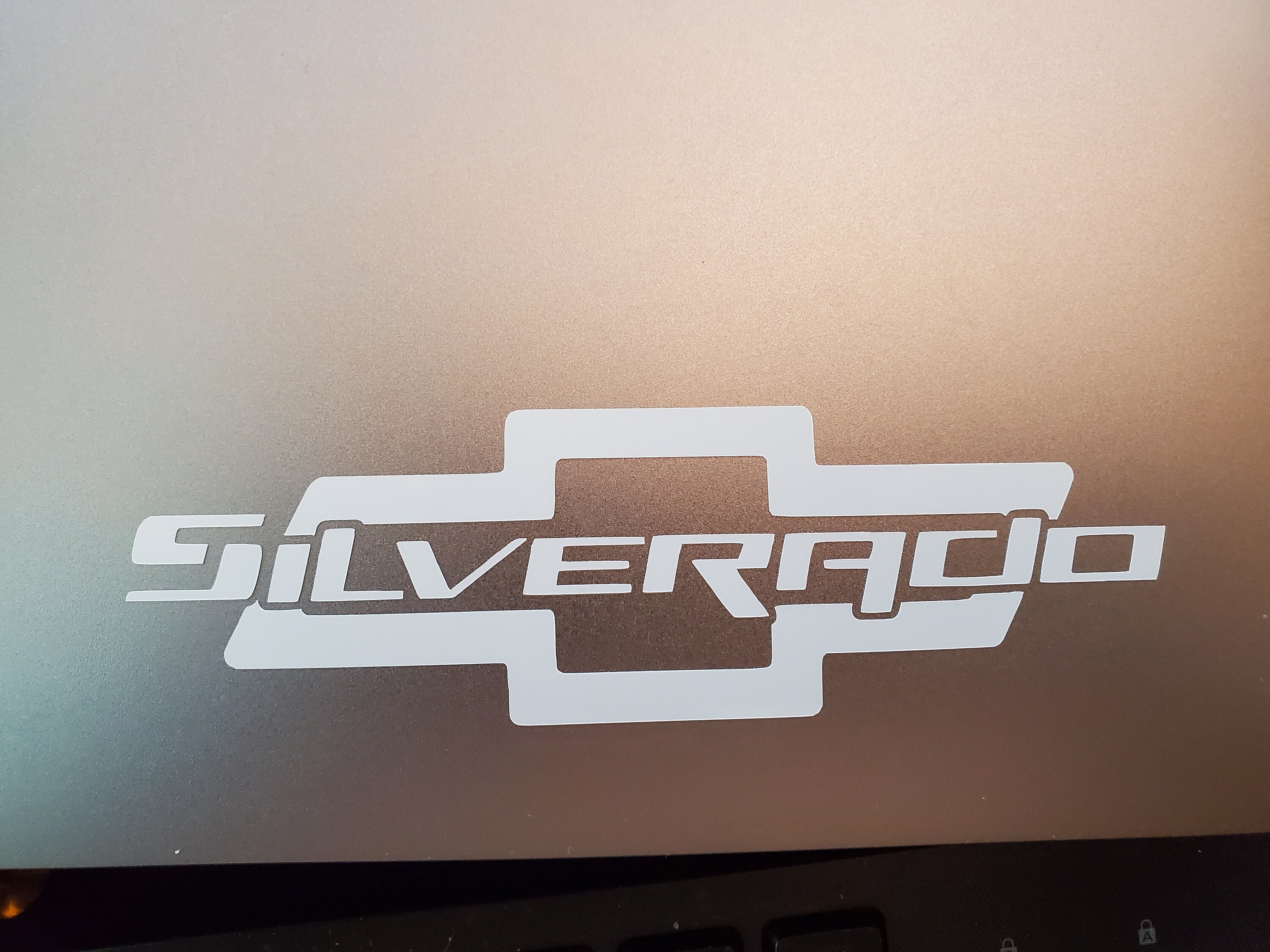 Chevrolet Silverado bowtie logo vinyl sticker | Etsy
